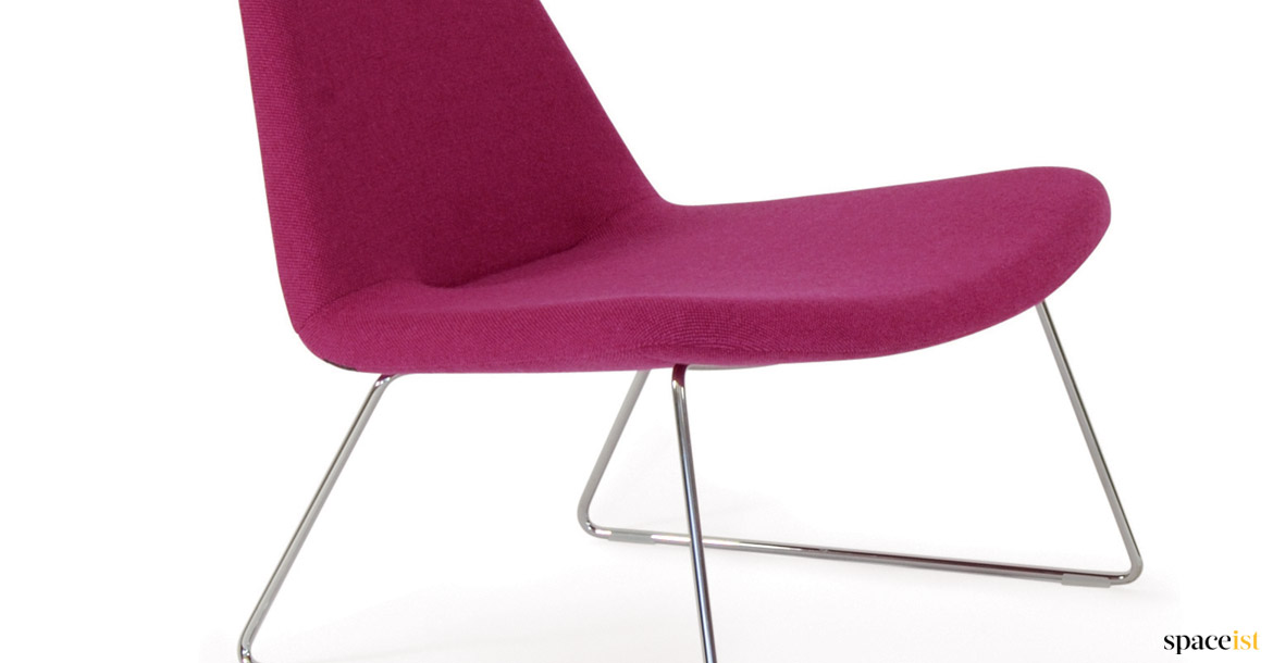 Fuschia Waiting Room Chair | 59 Chair