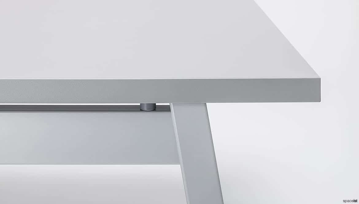 Alpha Grey Desk for 2 People | Spaceist