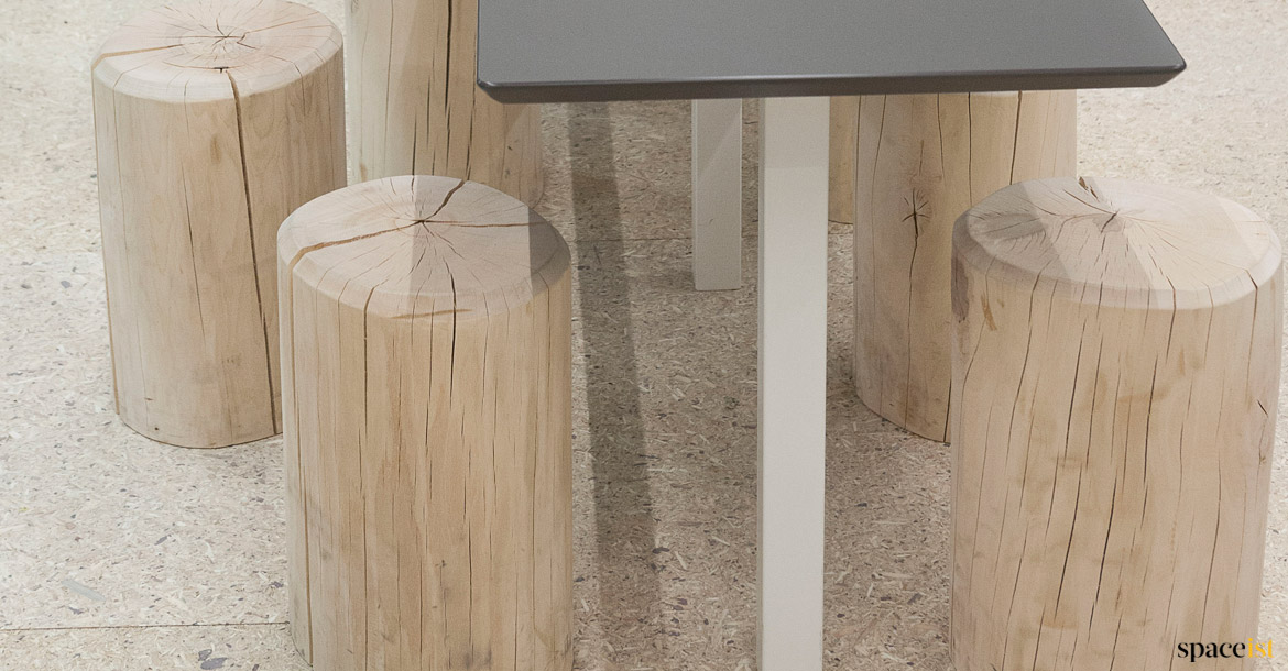 Low Stool That Looks Like a Tree Trunk | Spaceist London